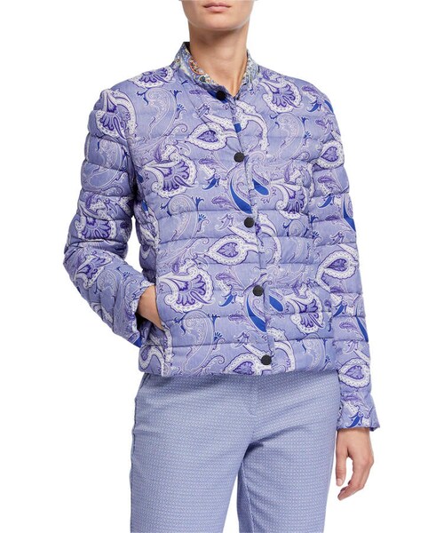 ETRO（エトロ）の「Etro Bandana Print Puffer Jacket（）」 - WEAR