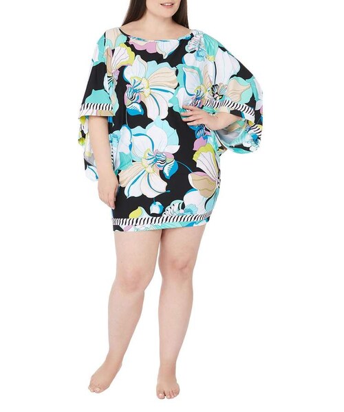 TRINA TURK（トリーナターク）の「Trina Turk Plus Size Sintra Flora Printed Tunic ...
