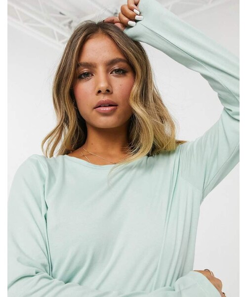 asos（エイソス）の「Asos Design ASOS DESIGN mix & match jersey long sleeve ...