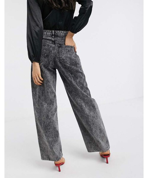 asos（エイソス）の「Asos Design ASOS DESIGN high rise 'relaxed' dad jeans in ...