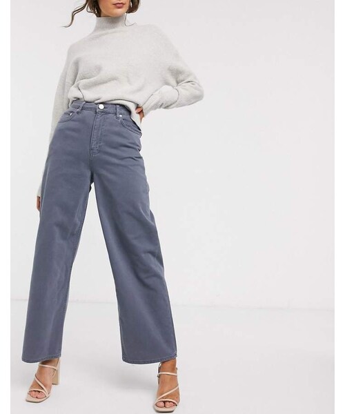asos（エイソス）の「Asos Design ASOS DESIGN High rise 'relaxed' dad jeans in ...