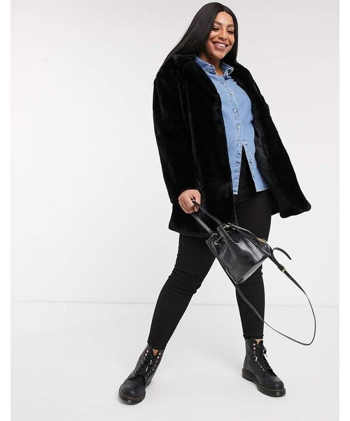 Brave Soul（ブレイブソール）の「Brave Soul Plus tamsin faux fur jacket（）」 - WEAR