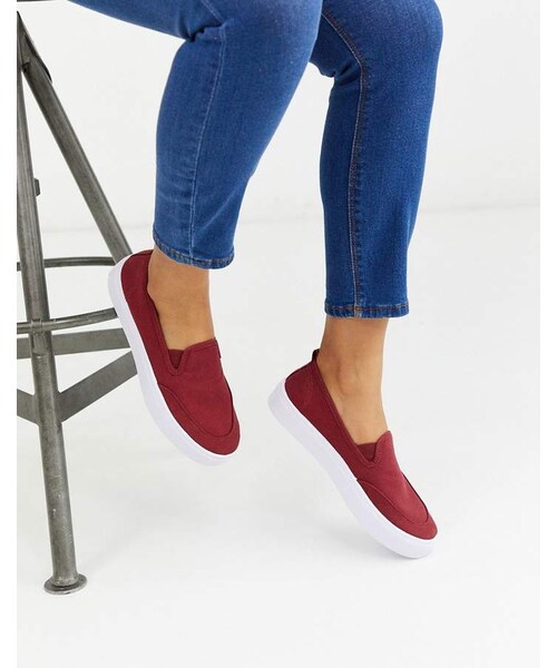 DEXTER（デクスター）の「Asos Design ASOS DESIGN Dexter slip on plimsolls in ...