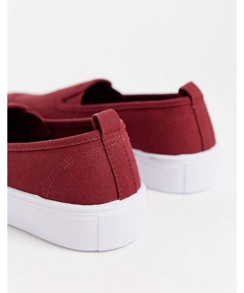 DEXTER（デクスター）の「Asos Design ASOS DESIGN Dexter slip on plimsolls in ...