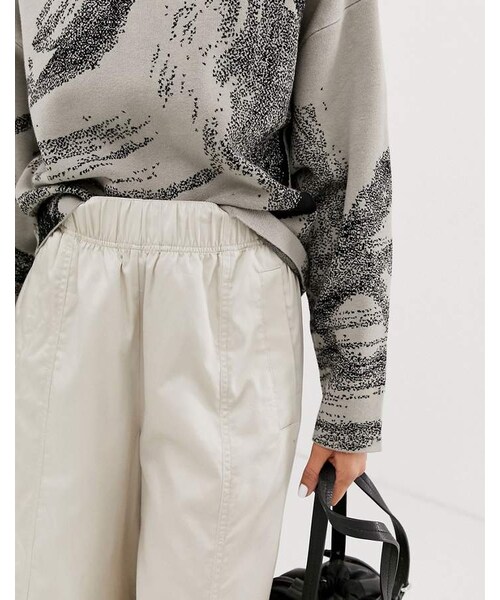 WEEKDAY（ウィークデイ）の「Weekday wide leg lightweight pants with elastic waist ...