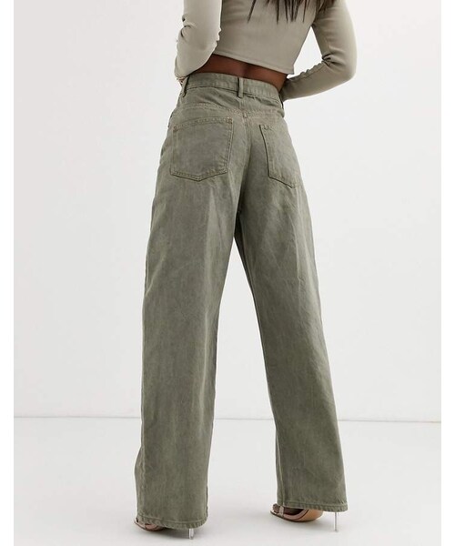 asos（エイソス）の「Asos Design ASOS DESIGN High rise 'relaxed' dad jeans in ...