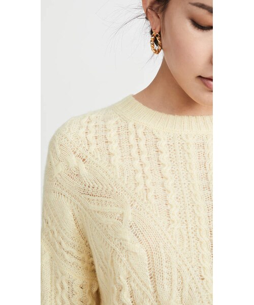 VINCE（ヴィンス）の「Vince Open Knit Cable Crew（ニット/セーター）」 - WEAR