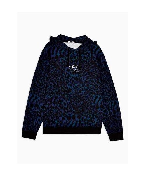 TOPMAN（トップマン）の「Topman Mens Multi Signature Leopard Print Hoodie（スウェット ...