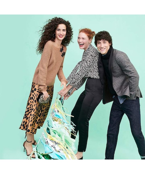 J.Crew（ジェイクルー）の「J.Crew Ribbed sweater with beaded clasps（ニット/セーター）」 - WEAR