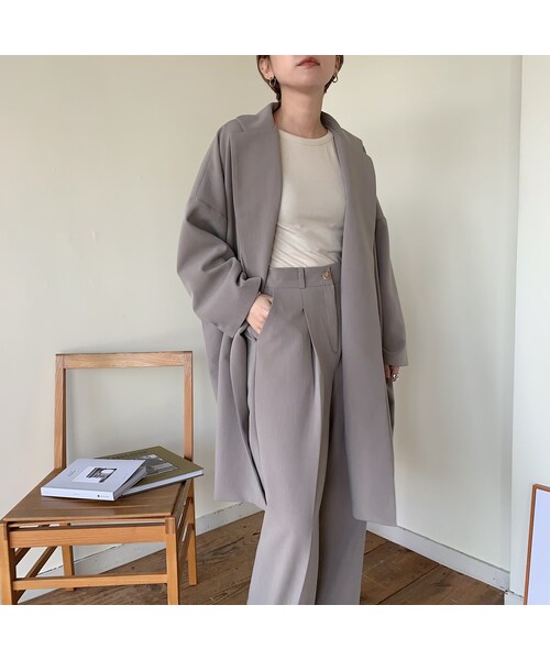 no brand（ノーブランド）の「【NOKCHA original】2way quality over jacket/ greige ...