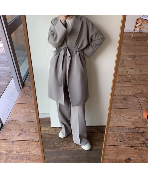 no brand（ノーブランド）の「【NOKCHA original】2way quality over jacket/ greige ...