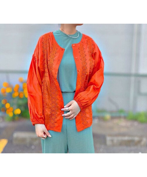 BAD（バッド）の「BAD・Cut Work 2way Blouse(8P12000E)（Tシャツ/カットソー）」 - WEAR