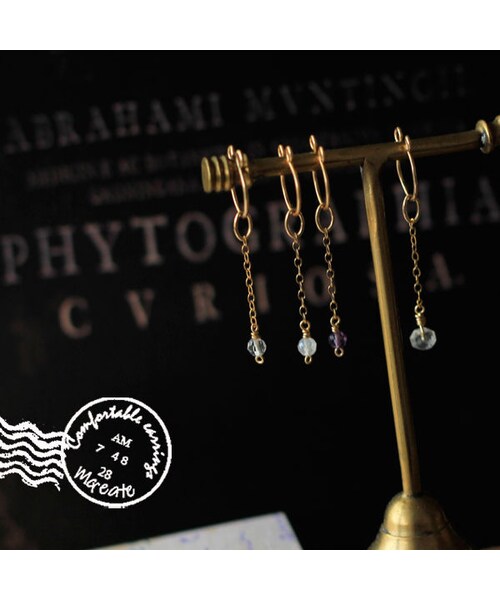 Handmade（ハンドメイド）の「(きせかえ用)(14KGF) 長さオーダーメイド！天然石チェーンチャーム（チャーム）」 - WEAR