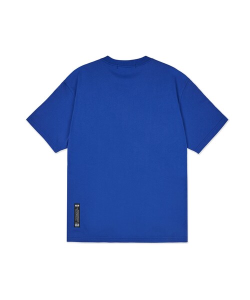 LIFUL MINIMAL GARMENTS.（ライフルミニマルガーメンツ）の「LMC MINI GLOBE TEE royal blue（）」 - WEAR
