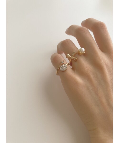 PRIMP（プリンプ）の「pearl & stone ring（リング）」 - WEAR