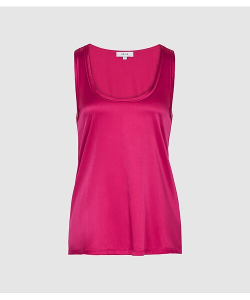 Reiss(リース)の「remey Pink Silk Front Vest Reiss()」 Wear