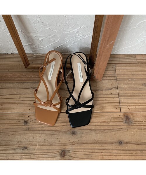 no brand（ノーブランド）の「《予約販売》knot lady sandal/2colors_na0159（パンプス）」 - WEAR
