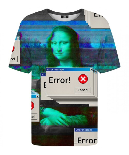 Mrguguandmissgo（ミスターグーグーアンドミスゴー）の「mona Error Lisa T Shirt（）」 Wear 7767