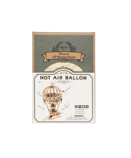 no brand（ノーブランド）の「【ROBOTIME】 熱気球 TG406 3D立体パズル 組み立て簡単 木製プラモデル DIY 組み立て ...