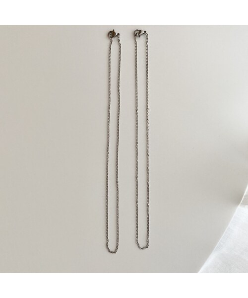 PRIMP（プリンプ）の「【stainless】chain necklace（ピアス（両耳用））」 - WEAR