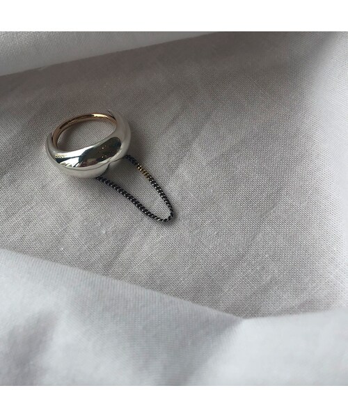CLANE（クラネ）の「:CAFCA カフカ “TROY ROUND RING” トロイラウンドリング（リング）」 - WEAR