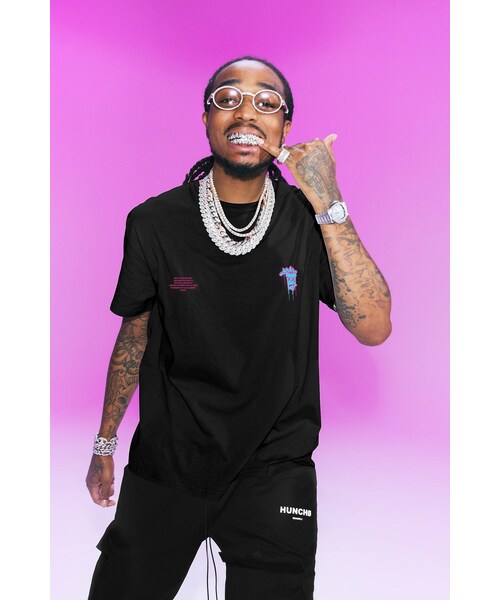 Boohoo（ブーフー）の「QUAVO×boohooman コラボ ビックシルエット Tシャツ（Tシャツ/カットソー）」 - WEAR