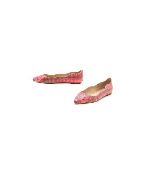 LOEFFLER RANDALL（レフラーランデル）の「Loeffler Randall Milla Snake Ballet Flats ...