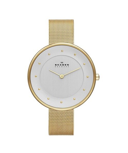 SKAGEN（スカーゲン）の「Skagen 'Gitte' Round Slim Mesh Strap Watch, 38mm（アナログ腕時計 ...