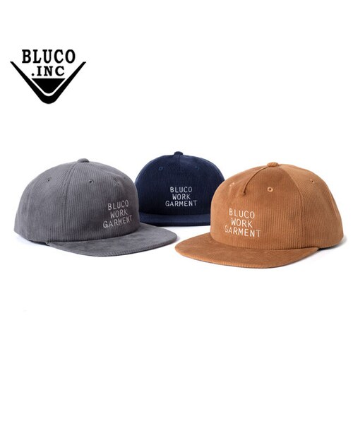 BLUCO（ブルコ）の「BLUCO(ブルコ) OL-602 CORDUROY CAP -mini logo-（キャップ）」 - WEAR