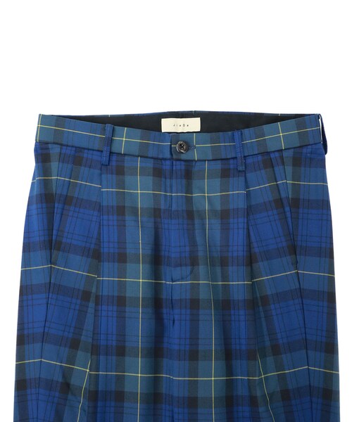 Jieda（ジエダ）の「TERTAN CHECK TUCK SLACKS（）」 - WEAR
