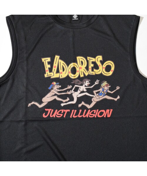ELDORESO（エルドレッソ）の「【ELDORESO】Illusion Sleeveless T(Black)（タンクトップ）」 - WEAR