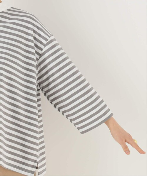 Bonum（ボナム）の「ARTE POVERA カードテンジクボーダー ラガー8ブソデ（）」 - WEAR