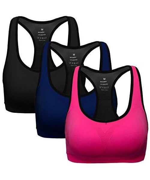 no brand（ノーブランド）の「MIRITY Women Racerback Sports Bras - Medium Impact ...