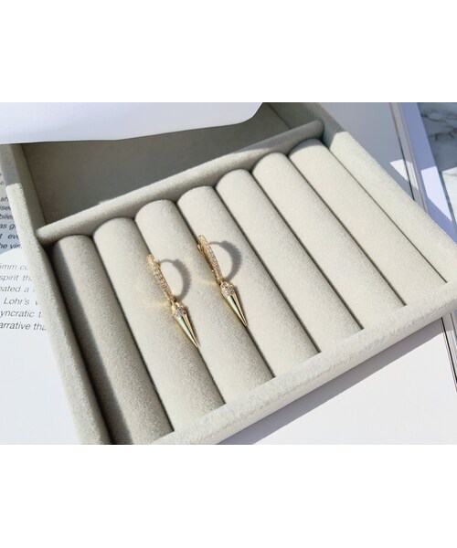 Handmade（ハンドメイド）の「spike loop pierce（ピアス（両耳用））」 - WEAR