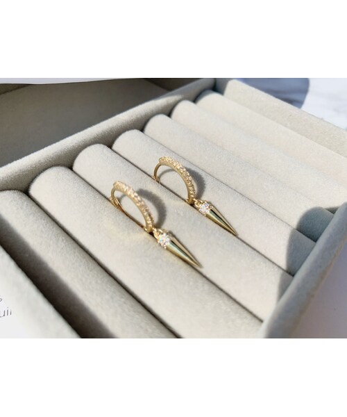 Handmade（ハンドメイド）の「spike loop pierce（ピアス（両耳用））」 - WEAR