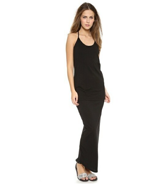 MONROW（モンロー）の「MONROW Basic Double T Back Maxi Dress（ハンドバッグ）」 - WEAR