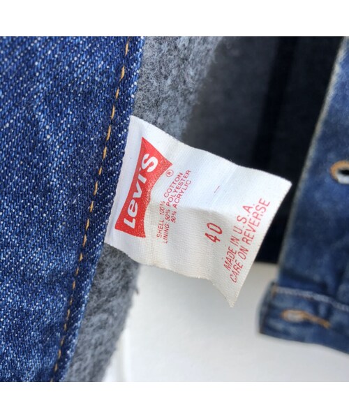 Levi's（リーバイス）の「USA製Levi's71506-0316ブランケット付きデニムジャケット（デニムジャケット）」 - WEAR