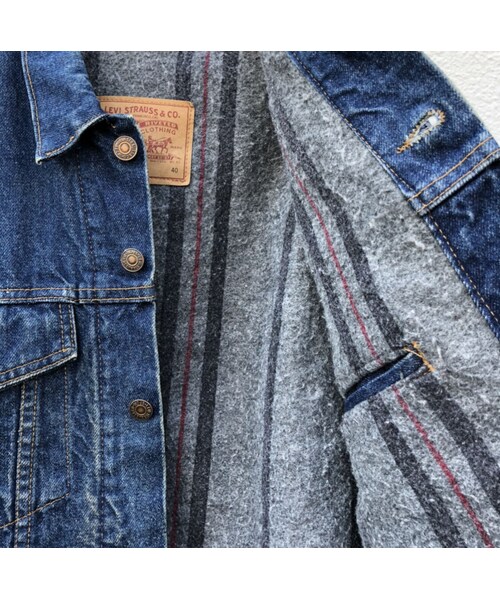 Levi's（リーバイス）の「USA製Levi's71506-0316ブランケット付きデニムジャケット（デニムジャケット）」 - WEAR