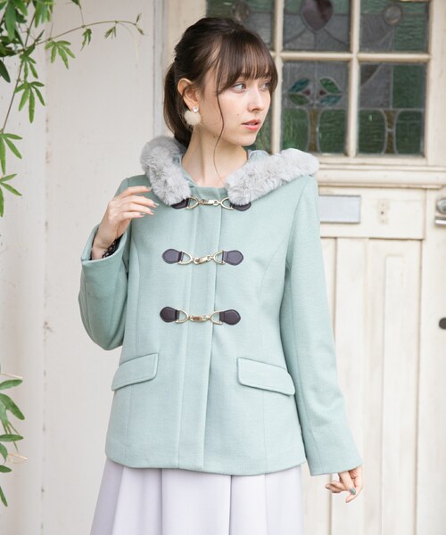 Rewde（ルゥデ）の「ｴｺﾌｧｰ付ﾋﾞｯﾄｼﾞｬｺｯﾄ（0R06-10014）（ダウンジャケット/コート）」 - WEAR