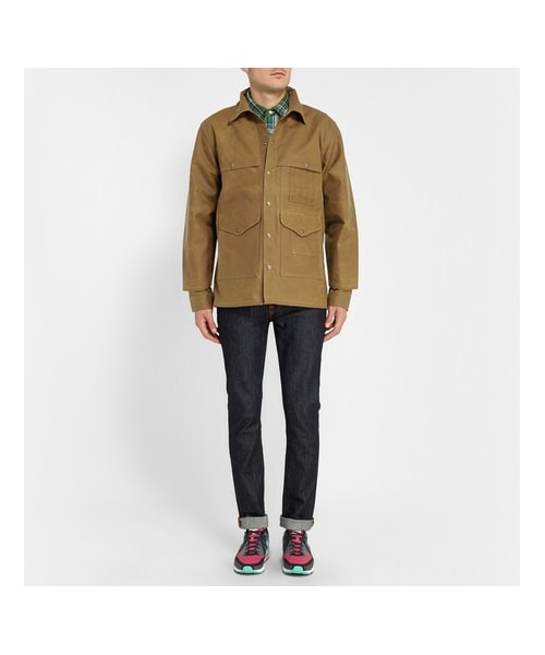 Filson（フィルソン）の「Tin Cloth Cruiser Oiled Cotton-Canvas Field Jacket（その他 ...