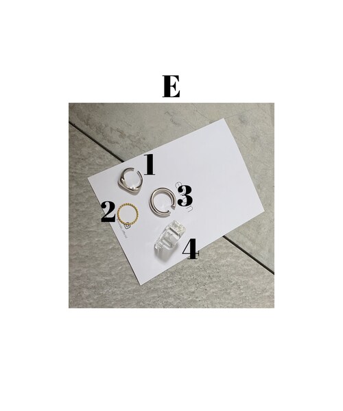 no brand（ノーブランド）の「ring set E（リング）」 - WEAR