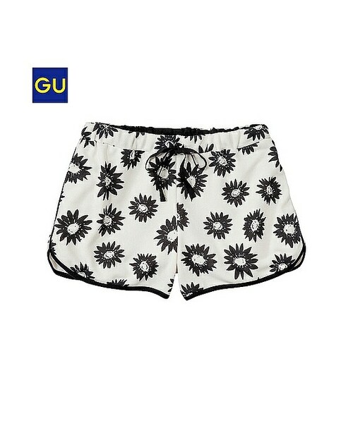GU（ジーユー）の「（GU）ルームショートパンツA3（WOMEN ⁄ ルームウェア・ルームシューズ）」 - WEAR