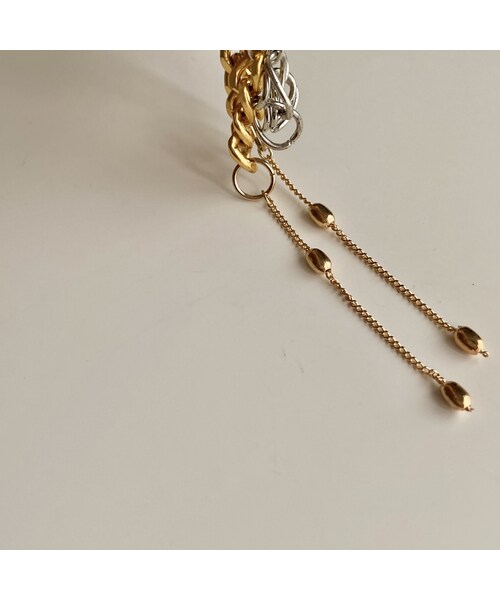 PRIMP（プリンプ）の「CHAIN LONG PIERCE（ピアス（両耳用））」 - WEAR