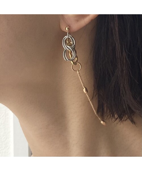 PRIMP（プリンプ）の「CHAIN LONG PIERCE（ピアス（両耳用））」 - WEAR
