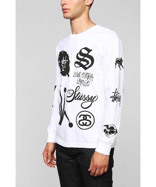 STUSSY（ステューシー）の「Stussy Crown Collage Long-Sleeve Tee（Tシャツ/カットソー）」 - WEAR