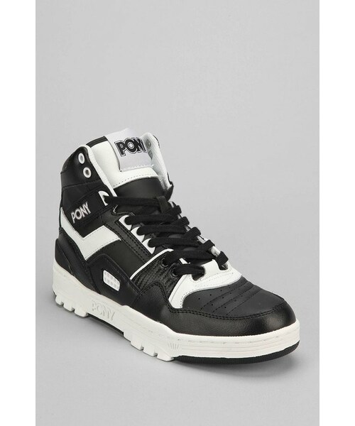 PONY（ポニー）の「Pony M100 High-Top Leather Sneaker（スニーカー）」 - WEAR
