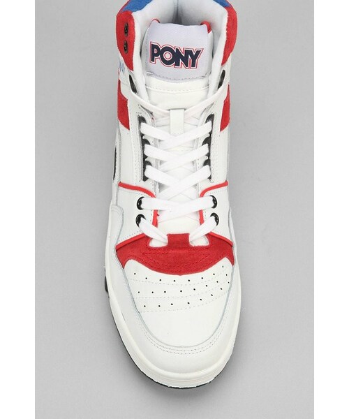 PONY（ポニー）の「Pony M100 High-Top Leather Sneaker（スニーカー）」 - WEAR