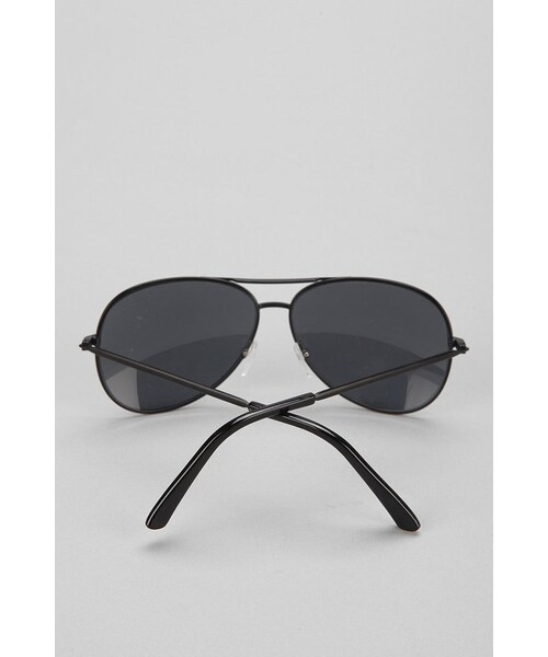 URBAN OUTFITTERS（アーバンアウトフィッターズ）の「Matte Stealth Aviator Sunglasses（サングラス ...
