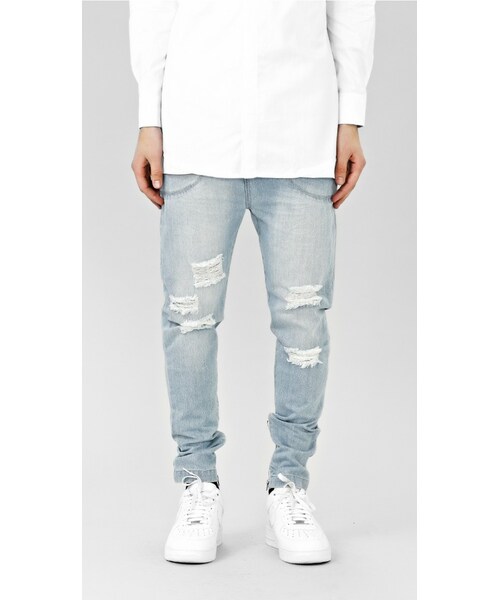 I Love Ugly（アイラブアグリー）の「ZESPY PANT DISTRESSED DENIM（）」 - WEAR