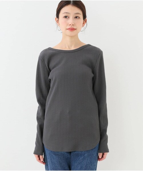 Bonum（ボナム）の「バックストラップリブプルオーバー（）」 - WEAR